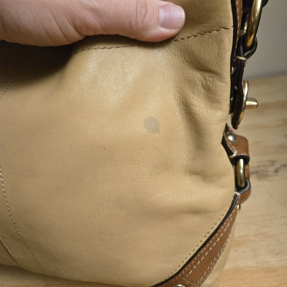 Coach | Bags | Vintage Coach Carly Leather Shoulder Bag 615 Camel Brown ...